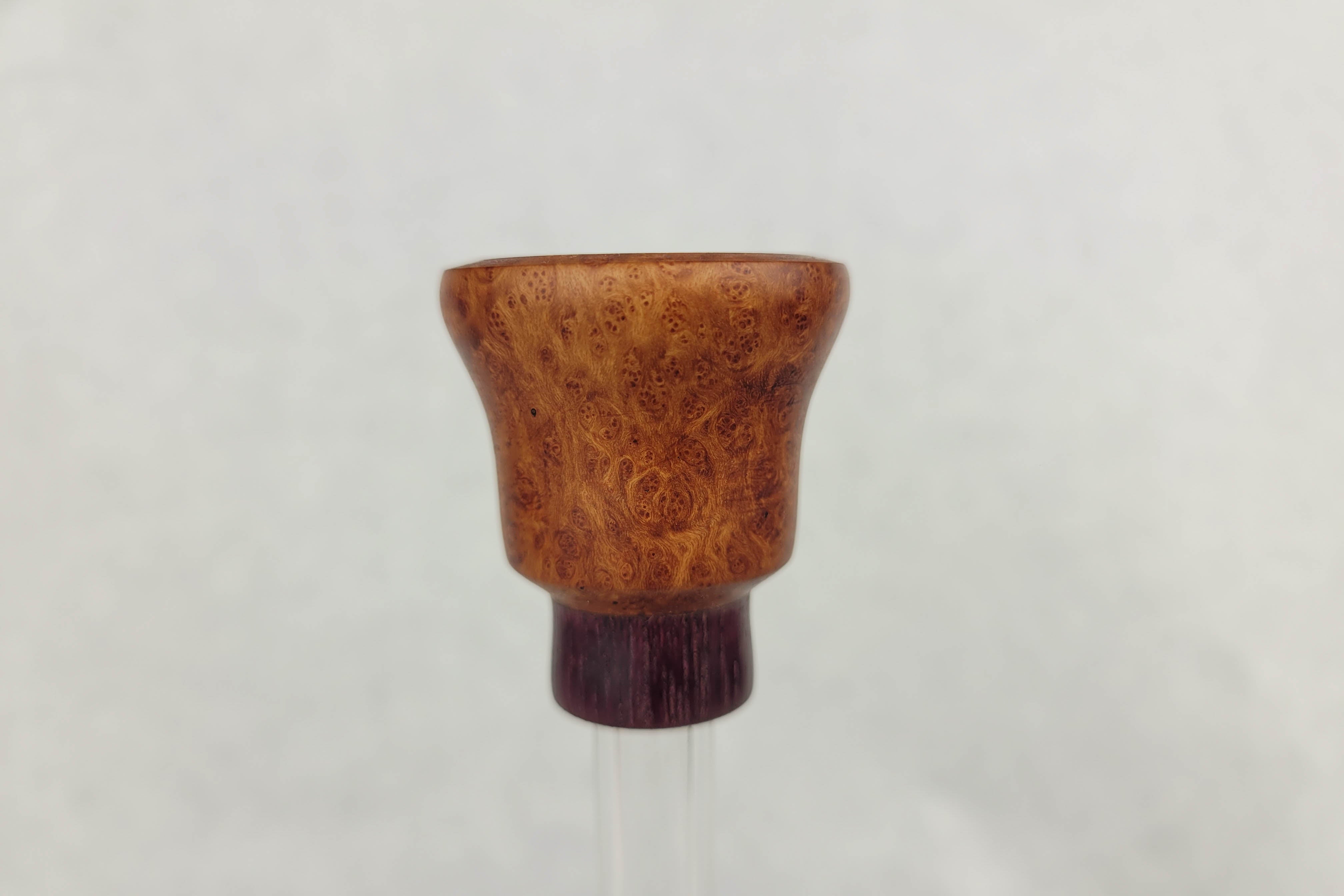 Briarwood Water Pipe Slider with Purpleheart Base – Smoker's Pipeline