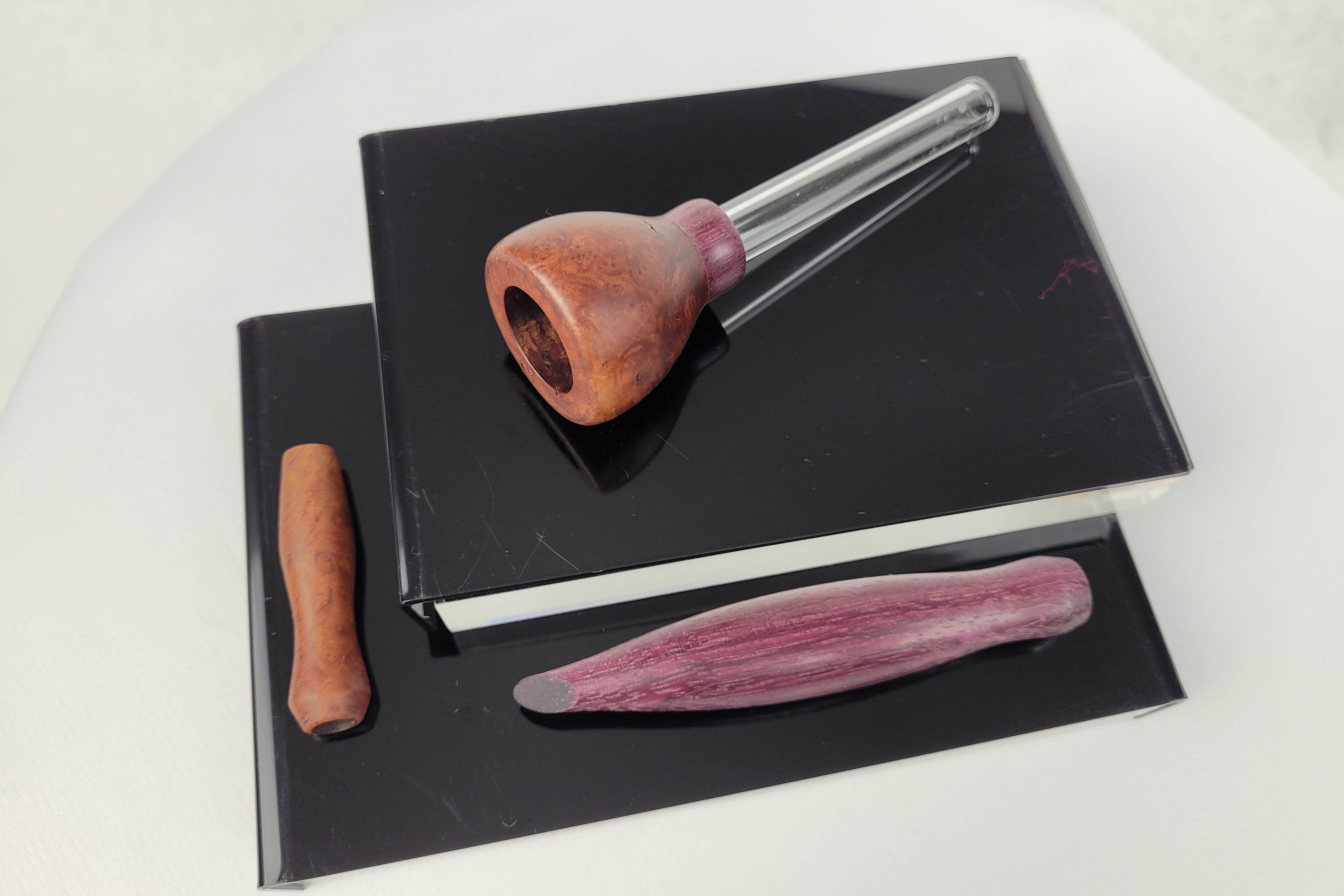 Purpleheart Slider, Hopper, and Tamper/Scraper Smoking Kit – Smoker's ...